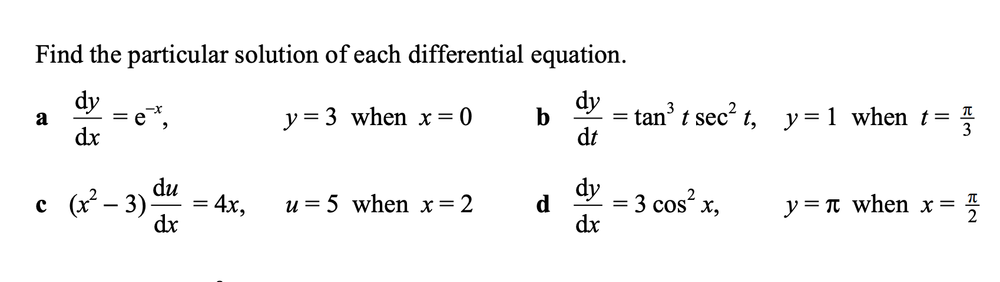 A-Level Maths | Differential Equations