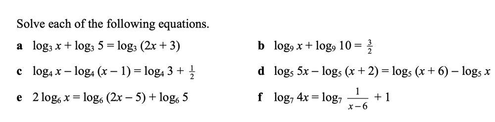 A-Level Maths | Logs