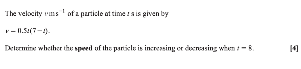 A-Level Maths Test | Variable Acceleration | OCR MEI