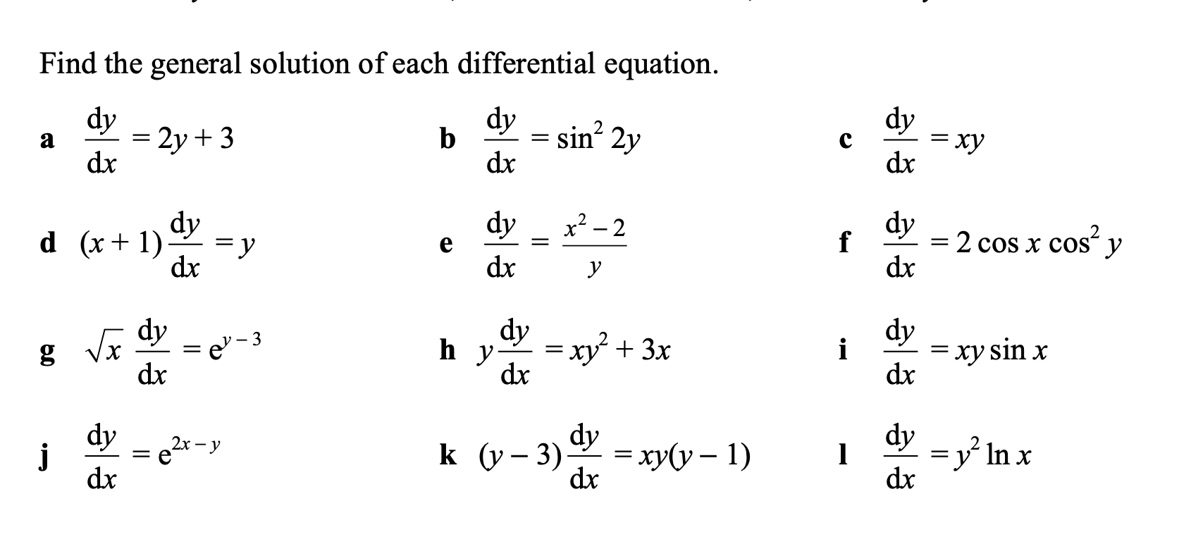 A-Level Maths | Differential Equations
