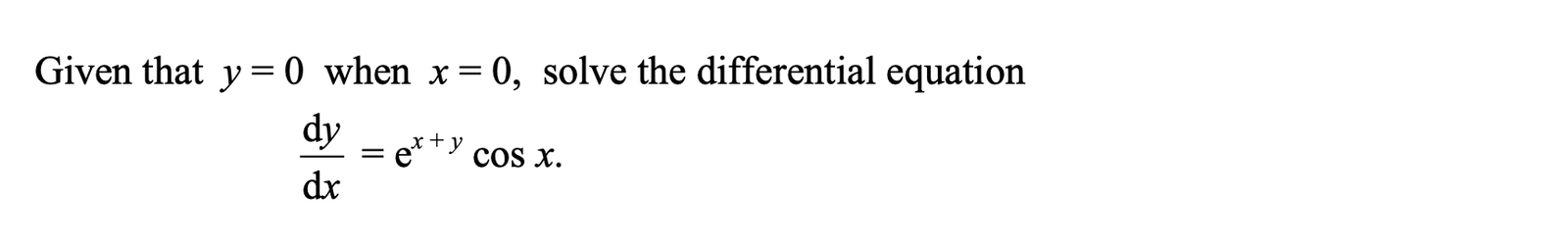 A-Level Maths | Differential Equations