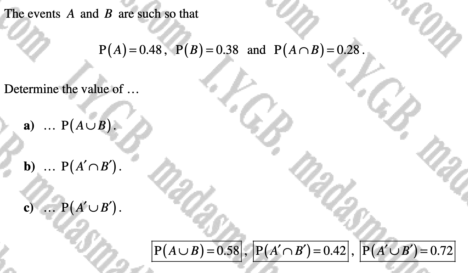 A-Level Maths | Probability
