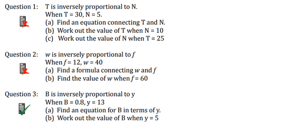 GCSE Maths | Direct and Inverse Proportion