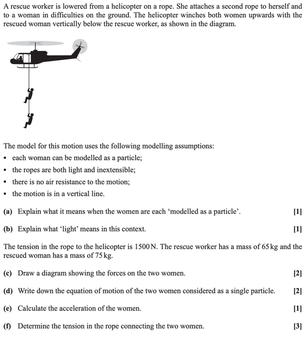 AS-Level Maths Test | Connected Particles | OCR MEI